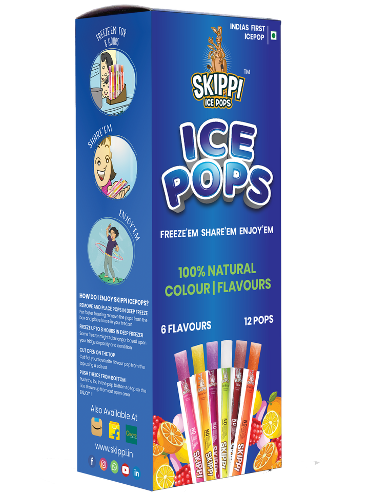 Skippi : Ice Pops, Corn Sticks, Cream Rolls, 100% Natural and Quality.