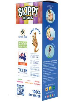 Buy Pack of 12 All Flavor Natural Ice Popsicle - Skippi