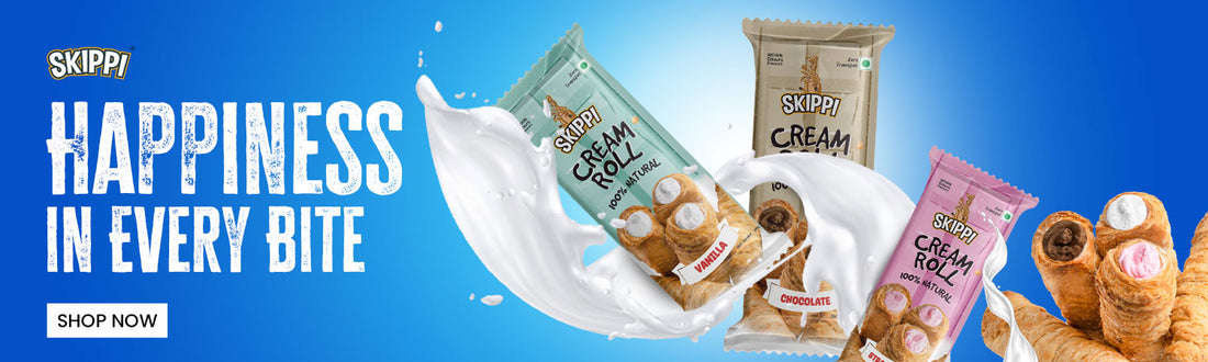 Skippi : Ice Pops, Corn Sticks, Cream Rolls ,Juices online in India